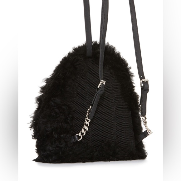Fendi | Bags | Fendi Mini Monster Genuine Shearling And Mink Backpack ...